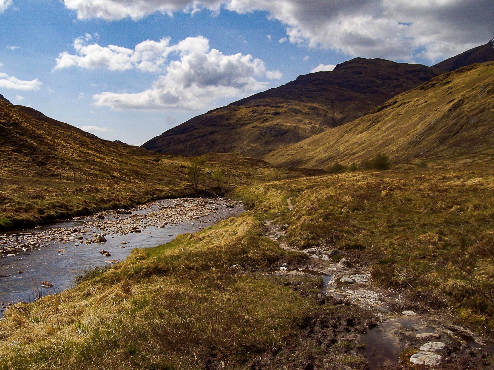 Walk to An Steall Falls via Nevis Gorge from Glen Nevis Upper Falls Car ...