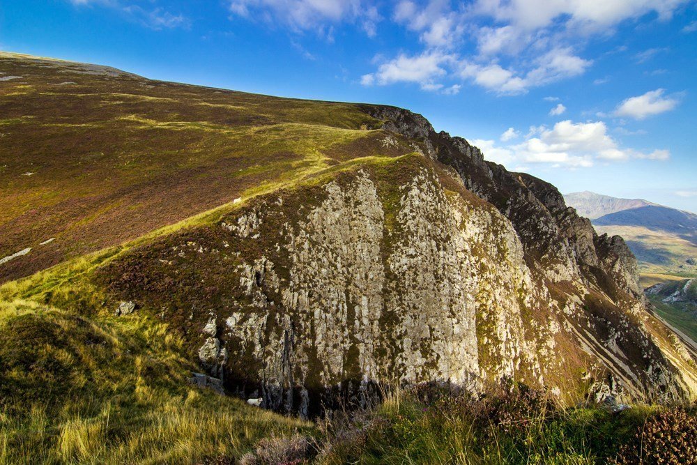 Mynydd Mawr From y Fron via Craig y Bera | Mud and Routes