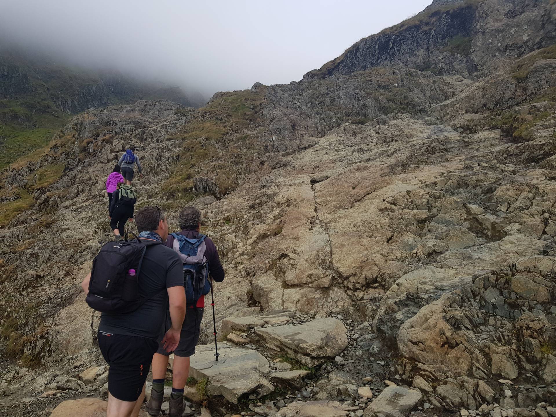 Snowdon via The Miner's Track From Pen y Pass | Mud and Routes