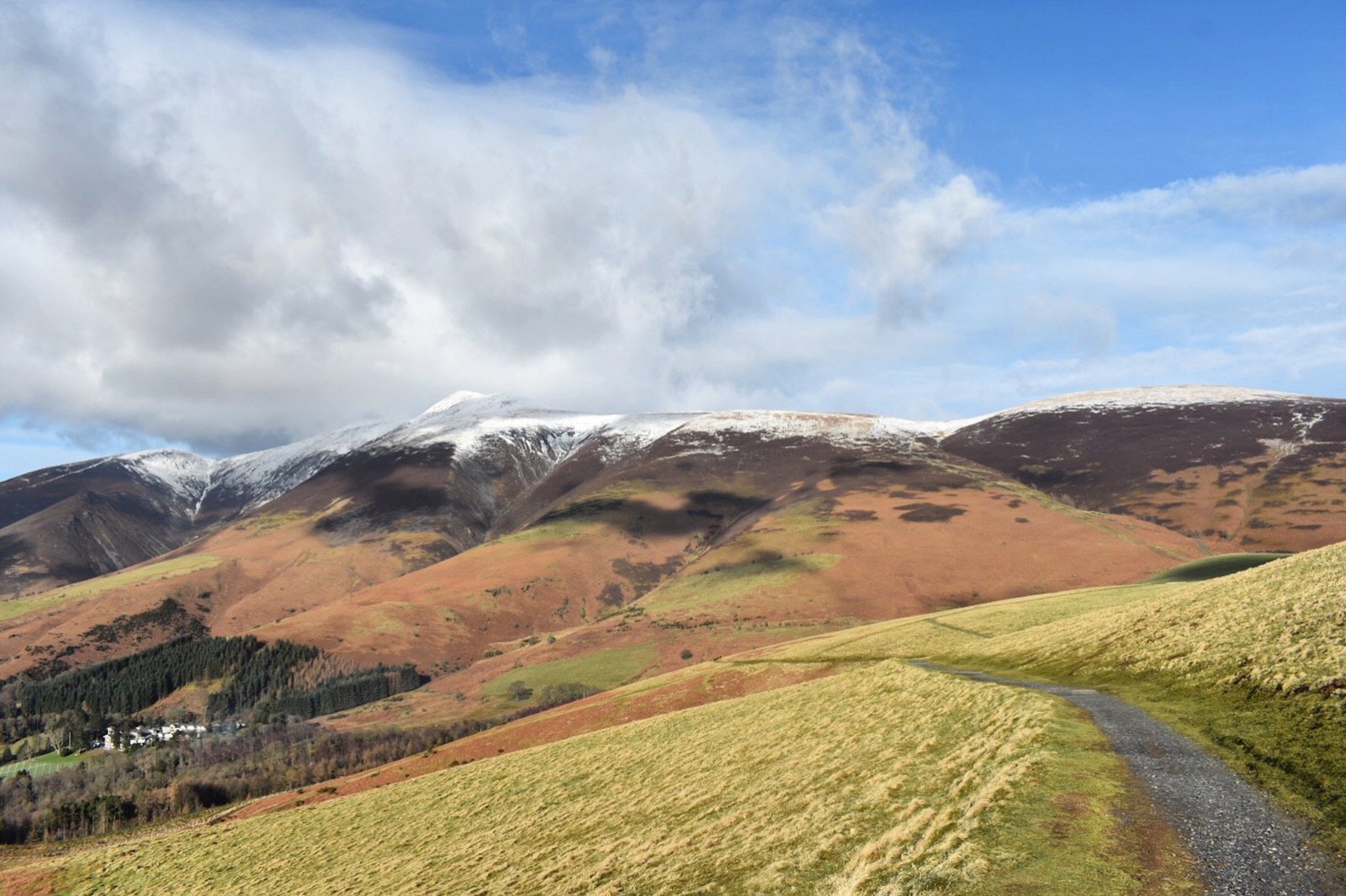 Walk up Latrigg from Keswick | Mud and Routes